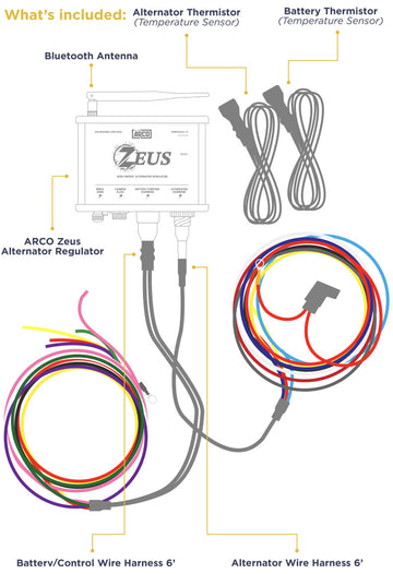 ARCO Zeus Bluetooth Alternator Regulator | Bluetooth Regulator