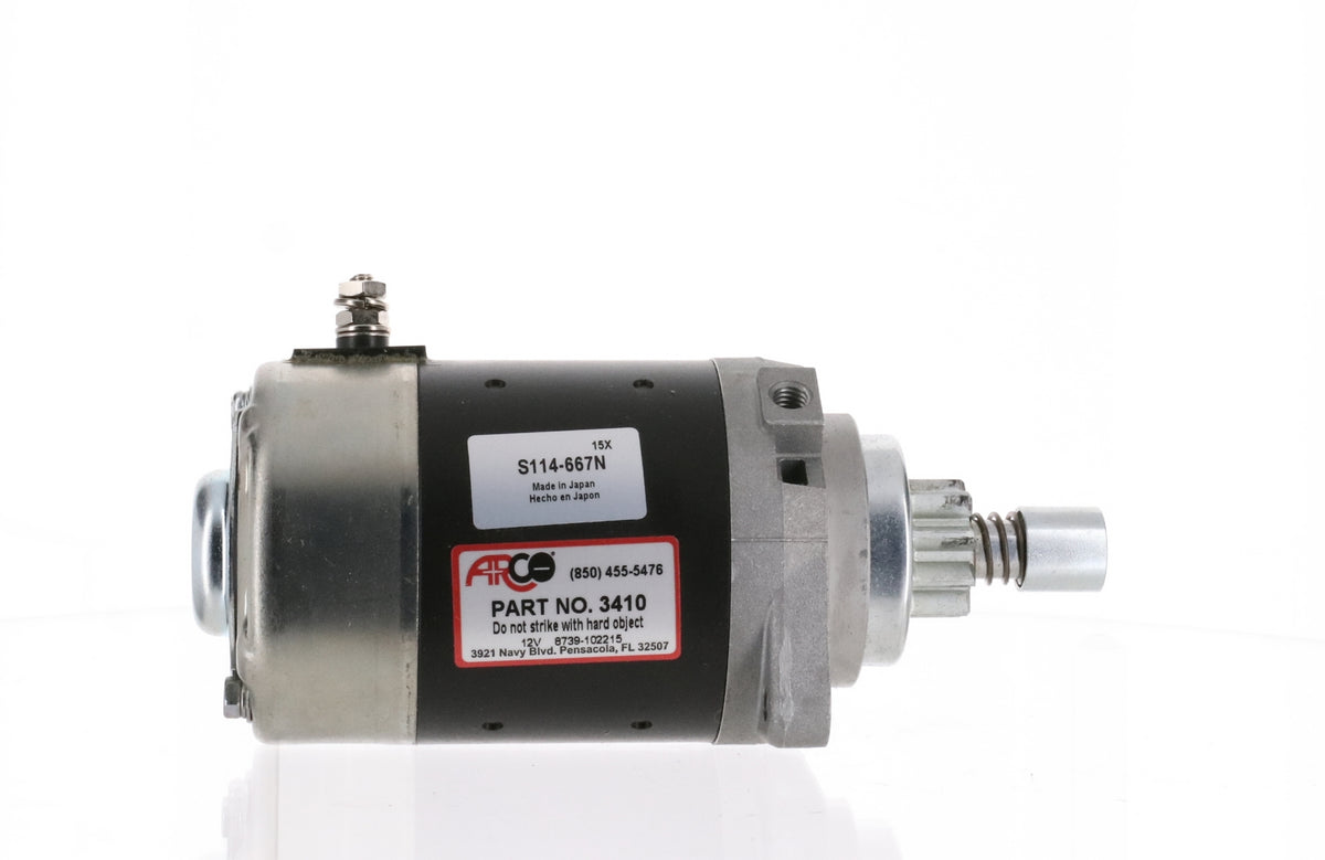 Premium Quality Replacement Outboard Starter for Tohatsu and Hitachi - 3410